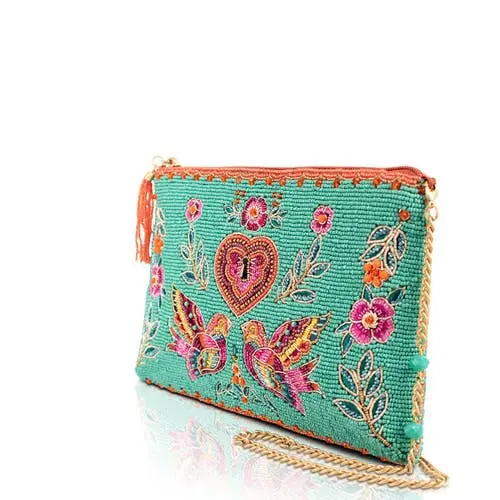 MARY FRANCES ACCESSORIES Two In Love Mini Handbag