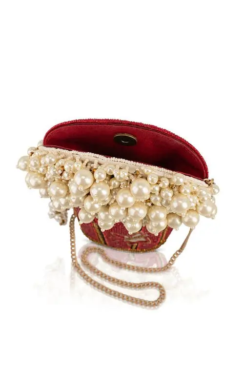 MARY FRANCES ACCESSORIES Movie Night Crossbody Handbag