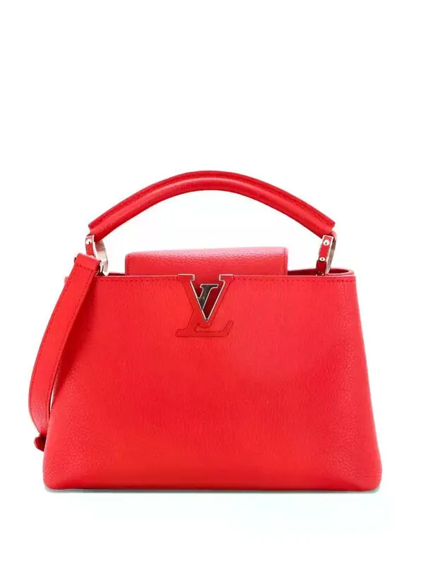 LOUIS VUITTON Capucines Bb Satchel - Red