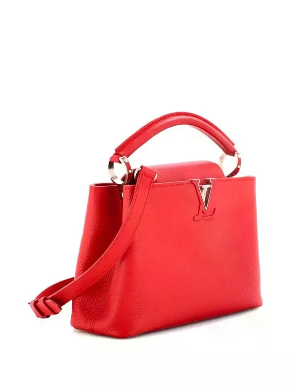 LOUIS VUITTON Capucines Bb Satchel - Red