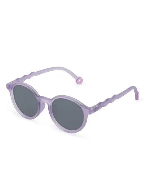 OLIVIO Youth Oval Sunglasses - Purple Coral