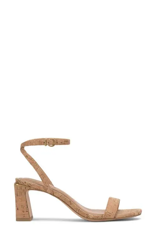 Vince Camuto Ankle Strap Sandal - Natural/gold