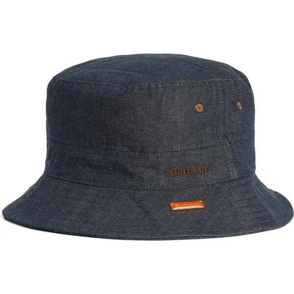 Barbour Transport Showerproof Bucket Hat - Denim