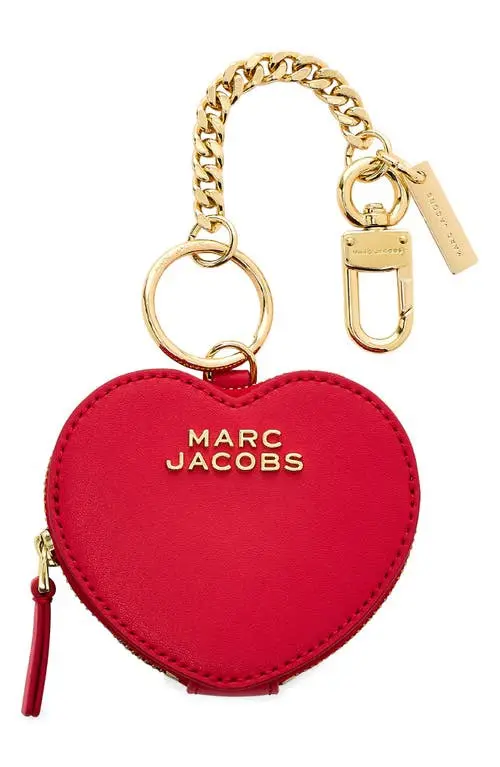 Marc Jacobs The Heart Pouch Bag Charm - True Red