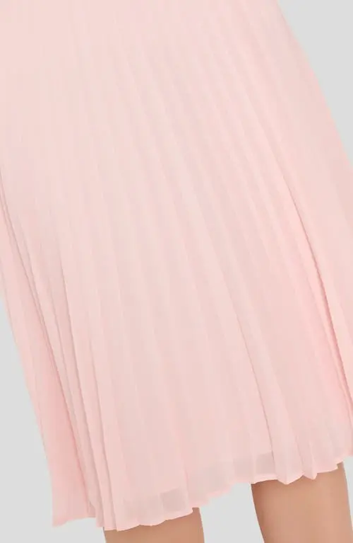 TAHARI ASL Pleated Chiffon Skirt - Tea Rose