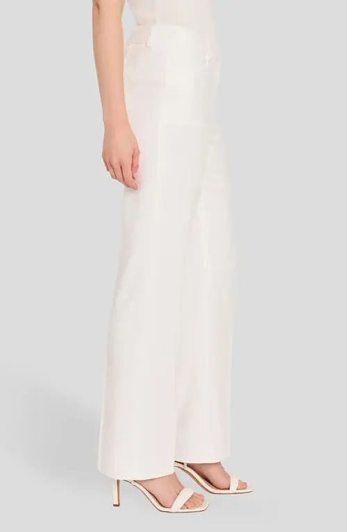 TAHARI ASL Stretch Flare Pants - Ivory