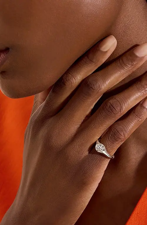 John Hardy Sterling Lab-grown Diamond Ring - Silver