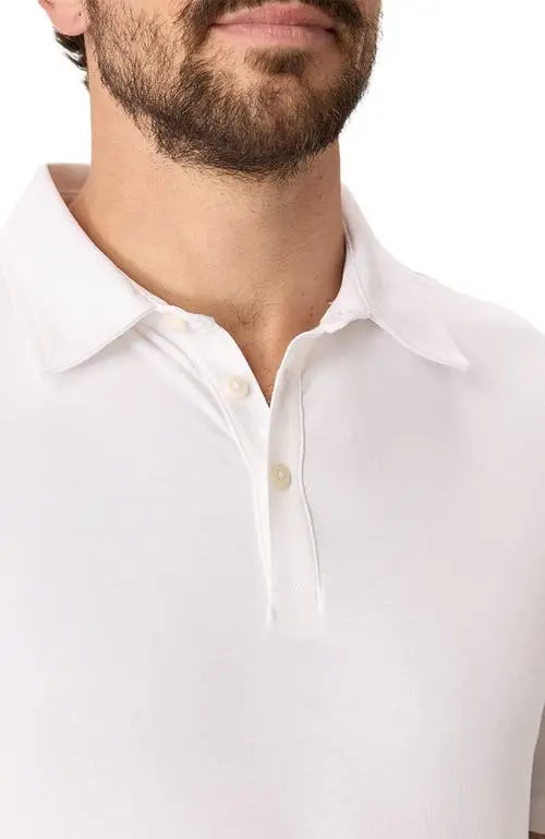 PACT Luxe Essential Slim Polo Made With Organic Cotton - White
