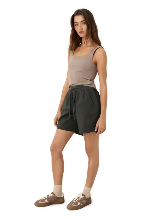 PACT Organic Cotton Stretch Poplin Shorts