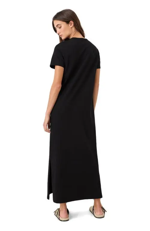 PACT Organic Cotton Soft-slub Essential Easy Tee Maxi Dress