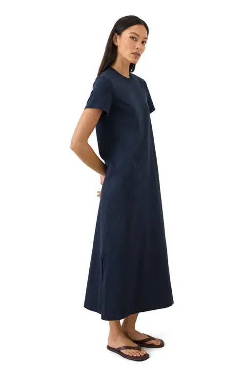 PACT Organic Cotton Soft-slub Essential Tee Maxi Dress