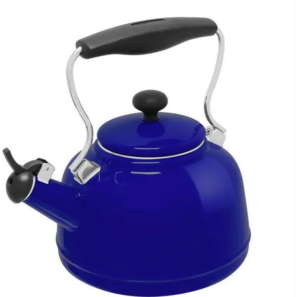 CHANTAL Vintage 1.7-quart Enamel-on-steel Teakettle - Blue