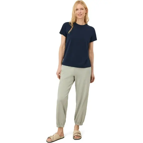 PACT Luxe Essential Organic Cotton Crewneck T-shirt - Navy Blue