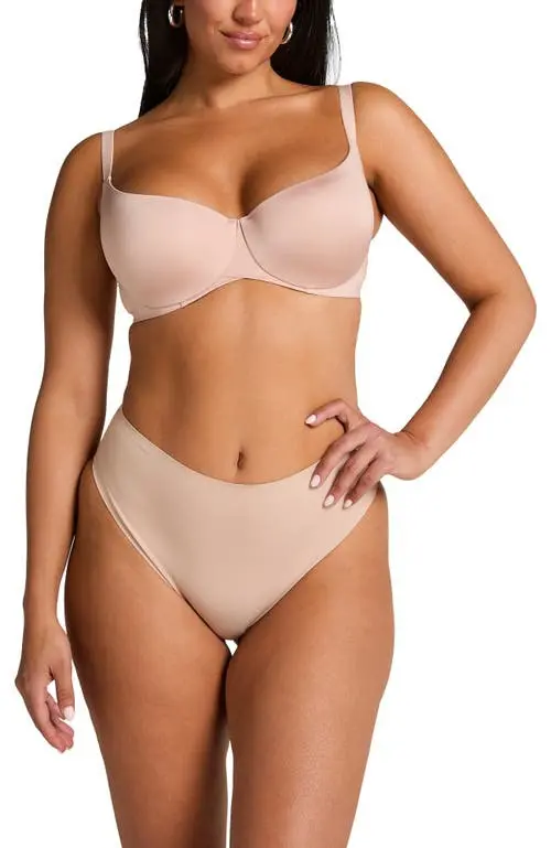 Hunkemoller Smooth Padded Underwired Bra - Rugby Tan