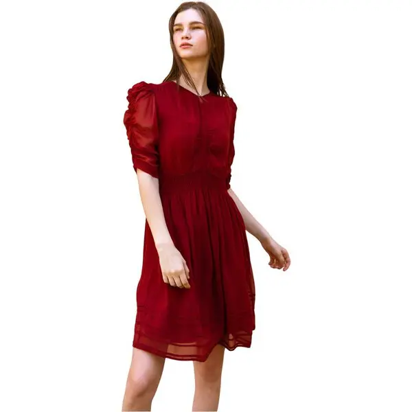 CQC LA Martine Dress - Red - Xs/s