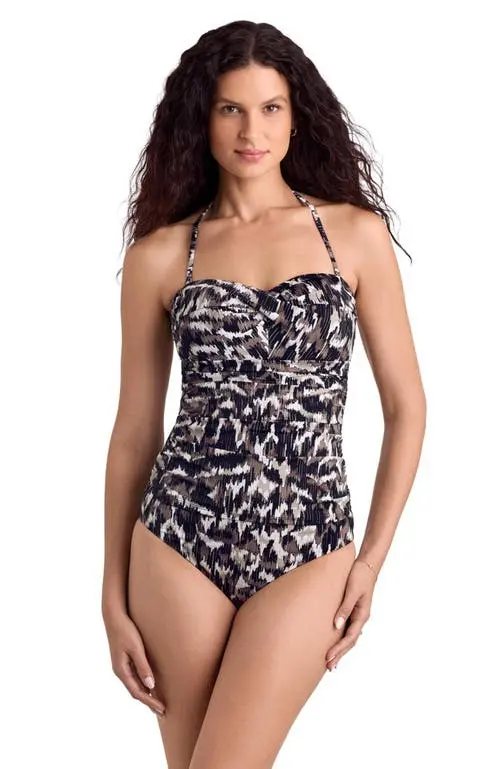 SHAPESOLVER Bandini Swimsuit Top - Desert Skin