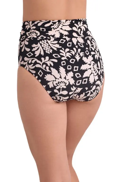 SHAPESOLVER Astrid High-waisted Swim Brief - Palm Royale
