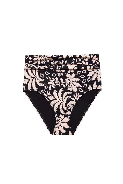 SHAPESOLVER Astrid High-waisted Swim Brief - Palm Royale