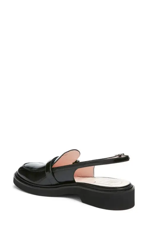 ROGER VIVIER Viv Rangers Slingback Loafer - Nero