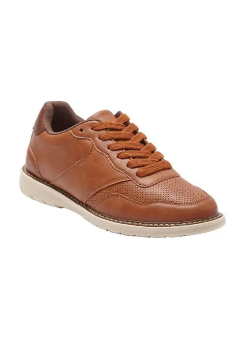 KINGSIZE Lace-up Oxford Shoe - Brown