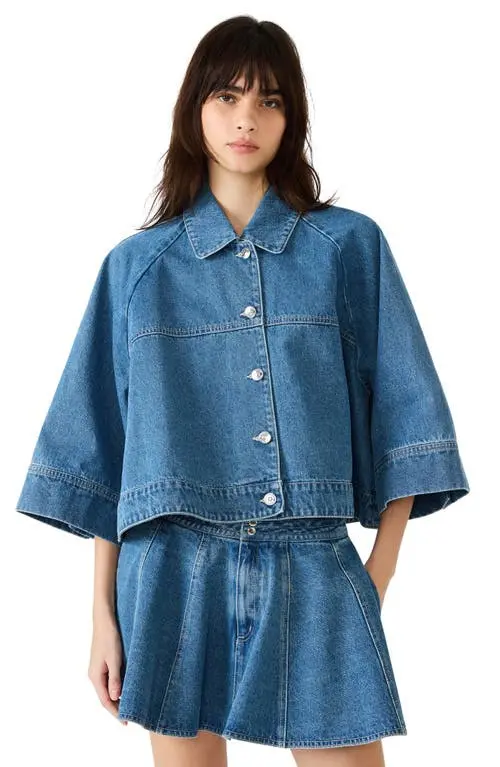 Steve Madden Rhode Denim Swing Jacket