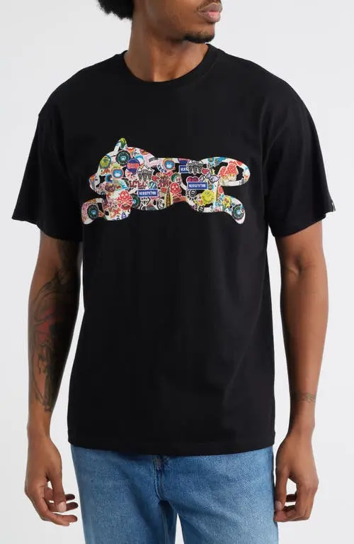 ICECREAM Stickers Graphic T-shirt