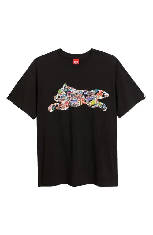 ICECREAM Stickers Graphic T-shirt
