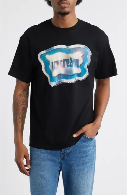 ICECREAM Chrome Logo Graphic T-shirt