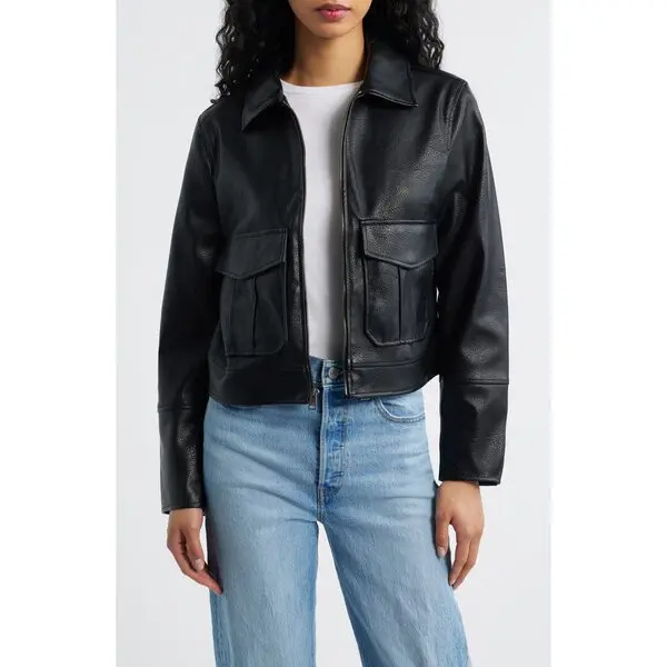 LEVI'S Faux Leather Moto Jacket