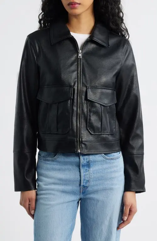 LEVI'S Faux Leather Moto Jacket