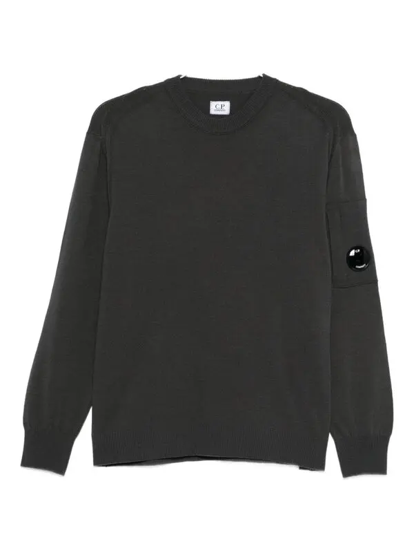 C.P. COMPANY Logo Wool Crewneck Sweater