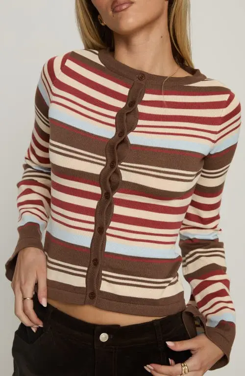 Princess Polly Milda Stripe Cardigan