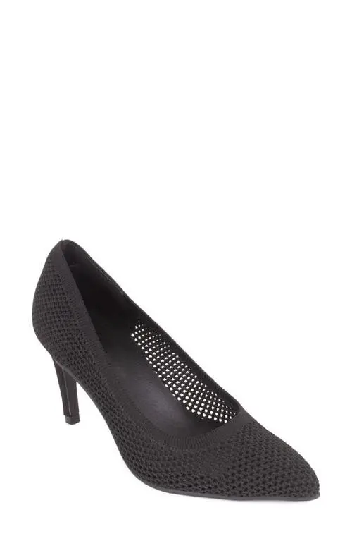 Tahari Pointed Toe Knit Pumps