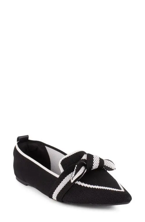Tahari Florentia Pointed Toe Loafer - Black