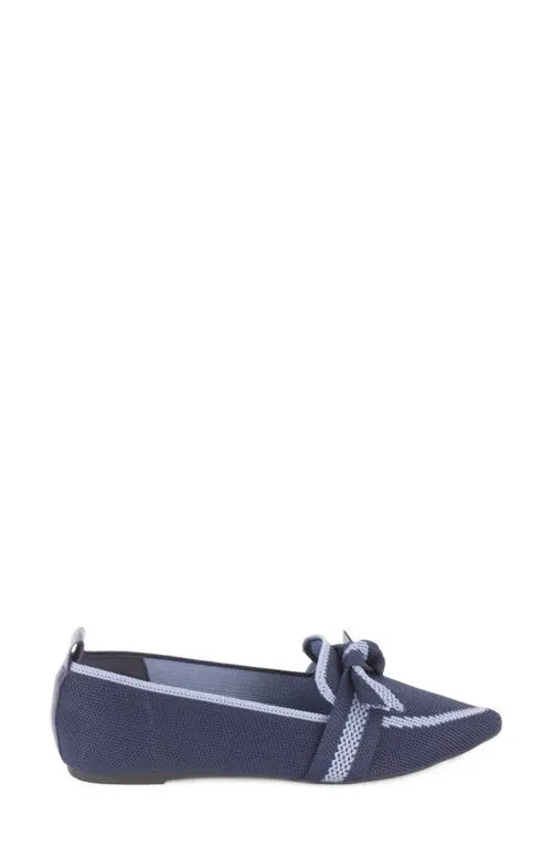 Tahari Florentia Pointed Toe Loafer - Navy