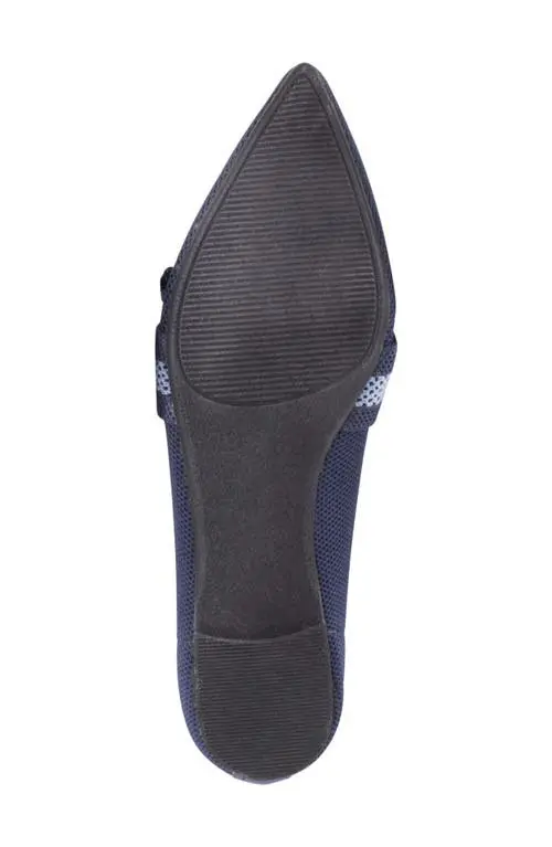 Tahari Florentia Pointed Toe Loafer - Navy