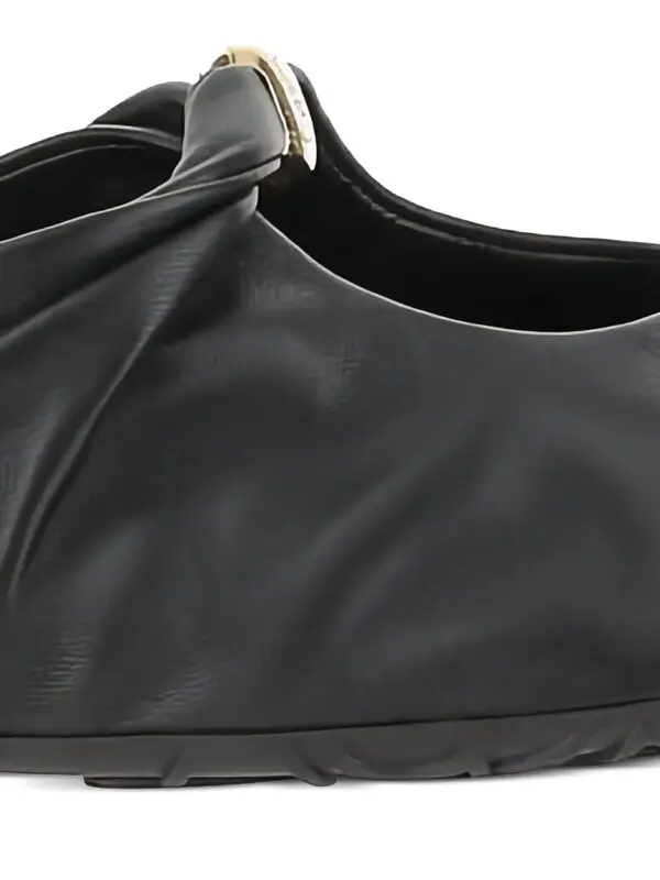 Loewe Pebble Leather Ballerinas