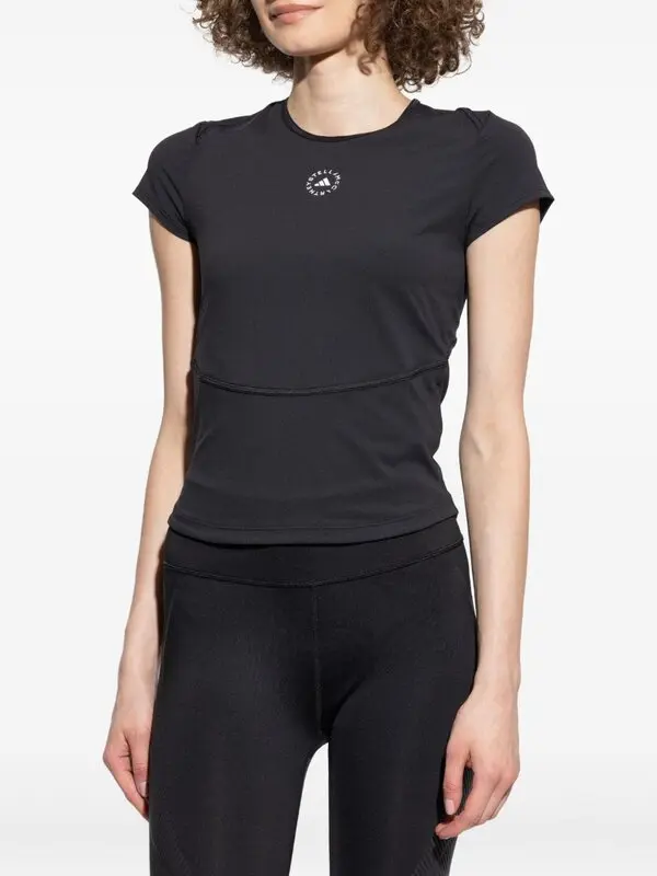 Adidas By Stella McCartney Logo T-shirt - Black