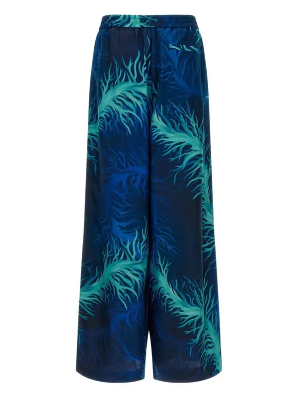 F.R.S FOR RESTLESS SLEEPERS Printed Silk Trousers