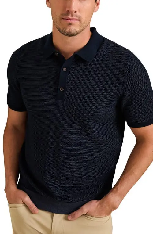 RHONE Mercer Knit Polo - True Navy