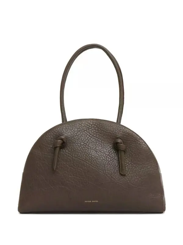 MANSUR GAVRIEL Fortuna Bowling Tote Bag - Brown