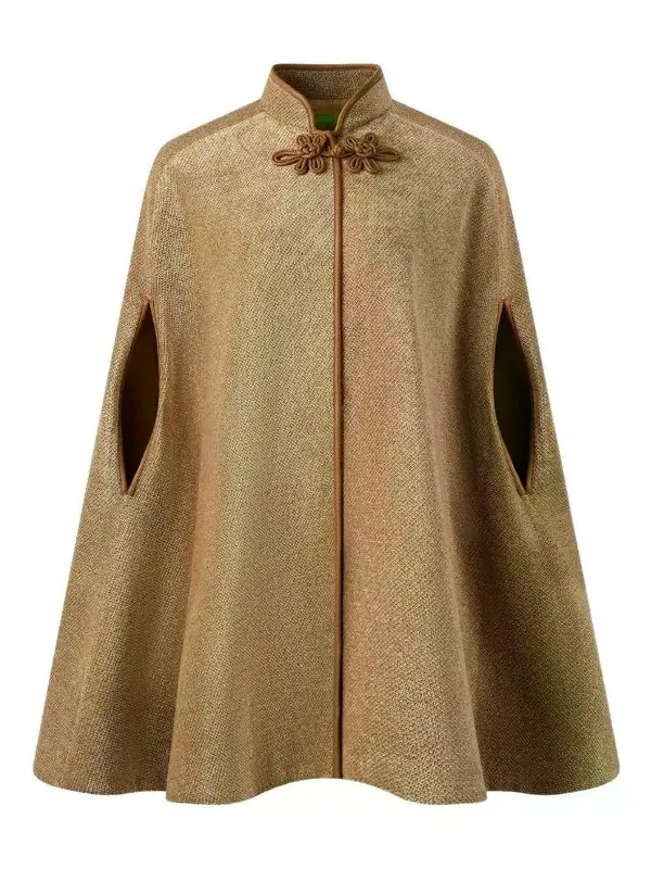 Shanghai Tang Floral-button Cape