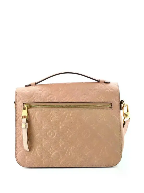 LOUIS VUITTON Pochette Metis Monogram Empreinte Leather Crossbody Bag - Neutrals