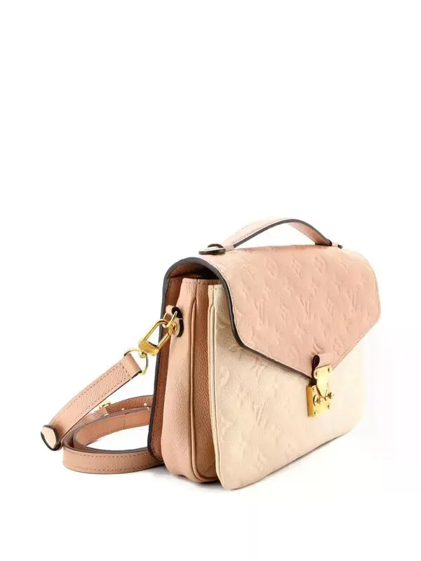 LOUIS VUITTON Pochette Metis Monogram Empreinte Leather Crossbody Bag - Neutrals