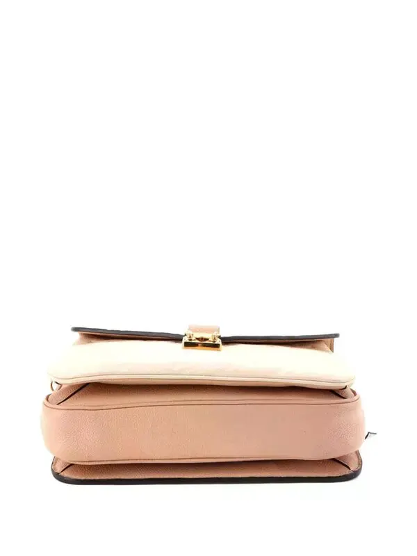 LOUIS VUITTON Pochette Metis Monogram Empreinte Leather Crossbody Bag - Neutrals