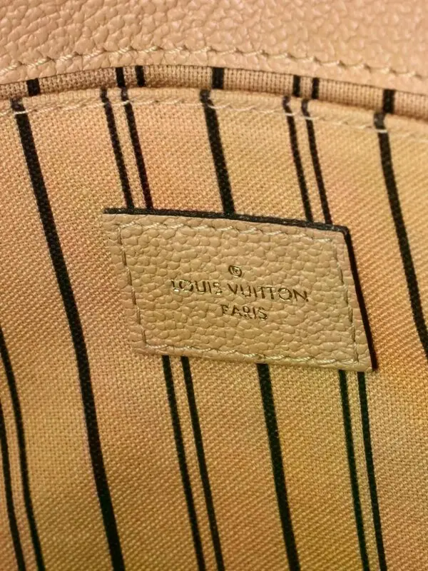 LOUIS VUITTON Pochette Metis Monogram Empreinte Leather Crossbody Bag - Neutrals