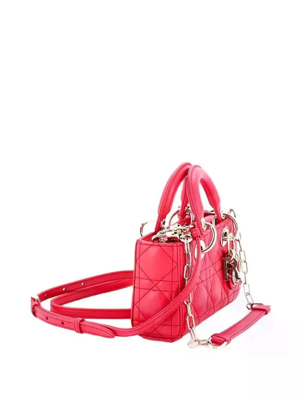 Dior Lady D-joy Cannage Quilt Lambskin Micro Satchel