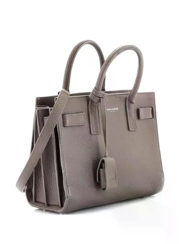 Saint Laurent Sac De Jour Nm Nano Tote Bag - Grey