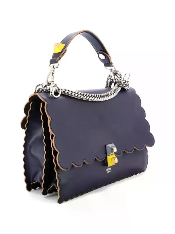 Fendi Kan I Leather Medium Shoulder Bag