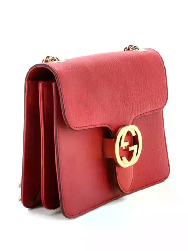 Gucci Interlocking Leather Small Shoulder Bag